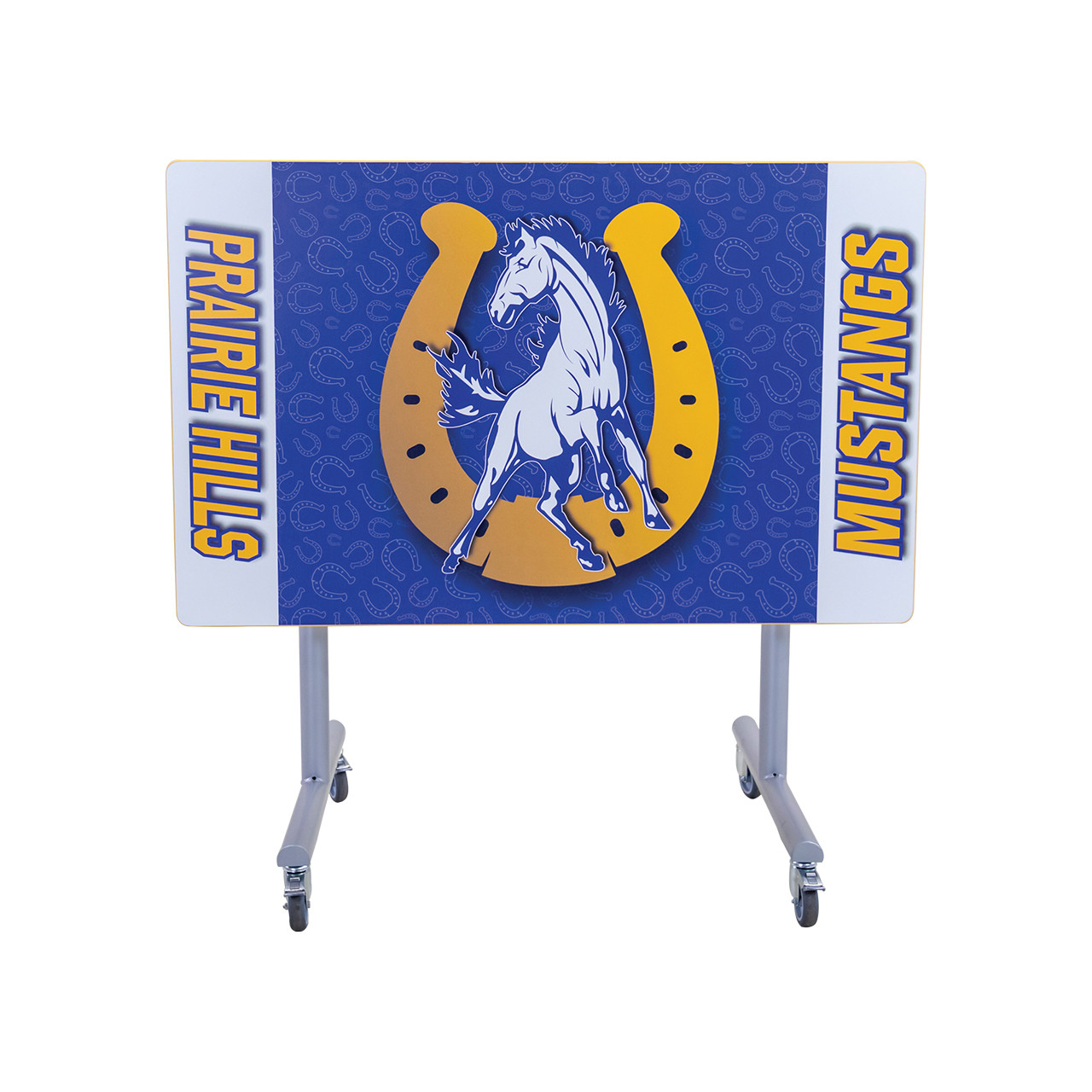 Mobile Rectangle Folding Booth Table - AmTab | Affordable AmTab Products!