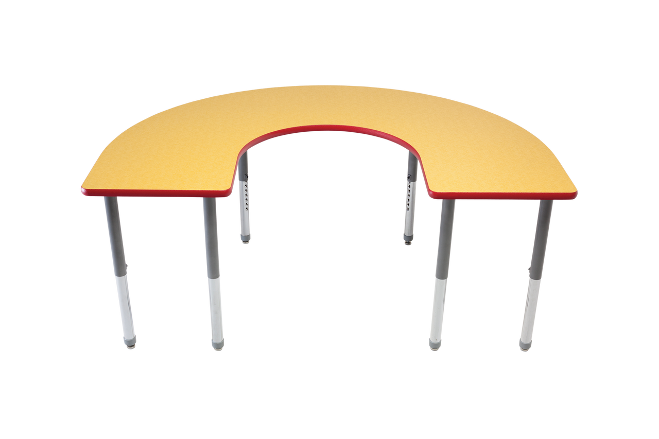 AmTab C Shape Activity Table with High Pressure Laminate Top I ...