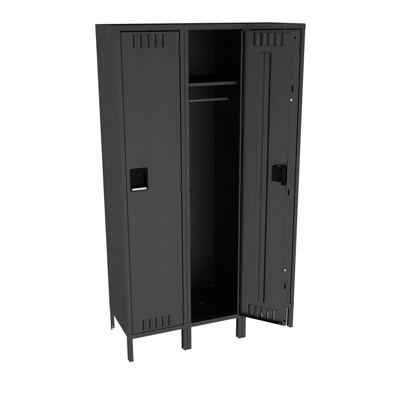 Tennsco STS-151872-3 Assembled Steel Single Tier 3 Wide Locker with ...