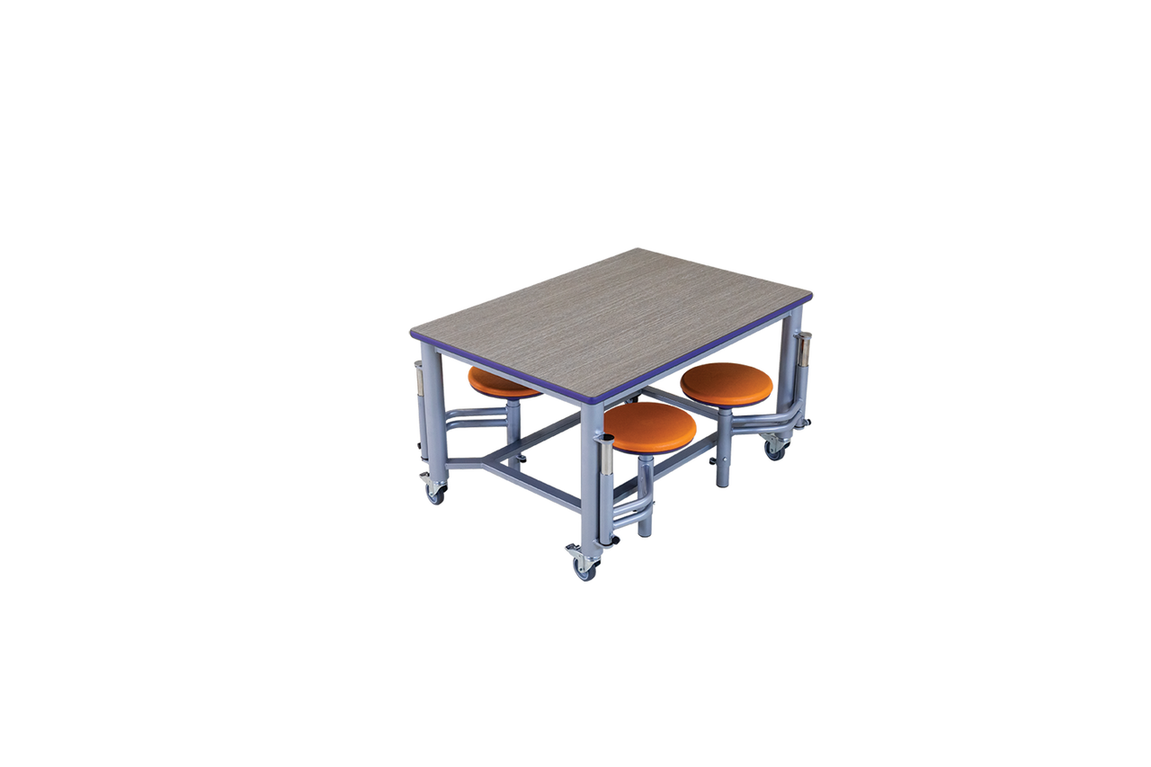 AmTab Collaboration Mobile Stool Cafeteria Table | Affordable AmTab ...