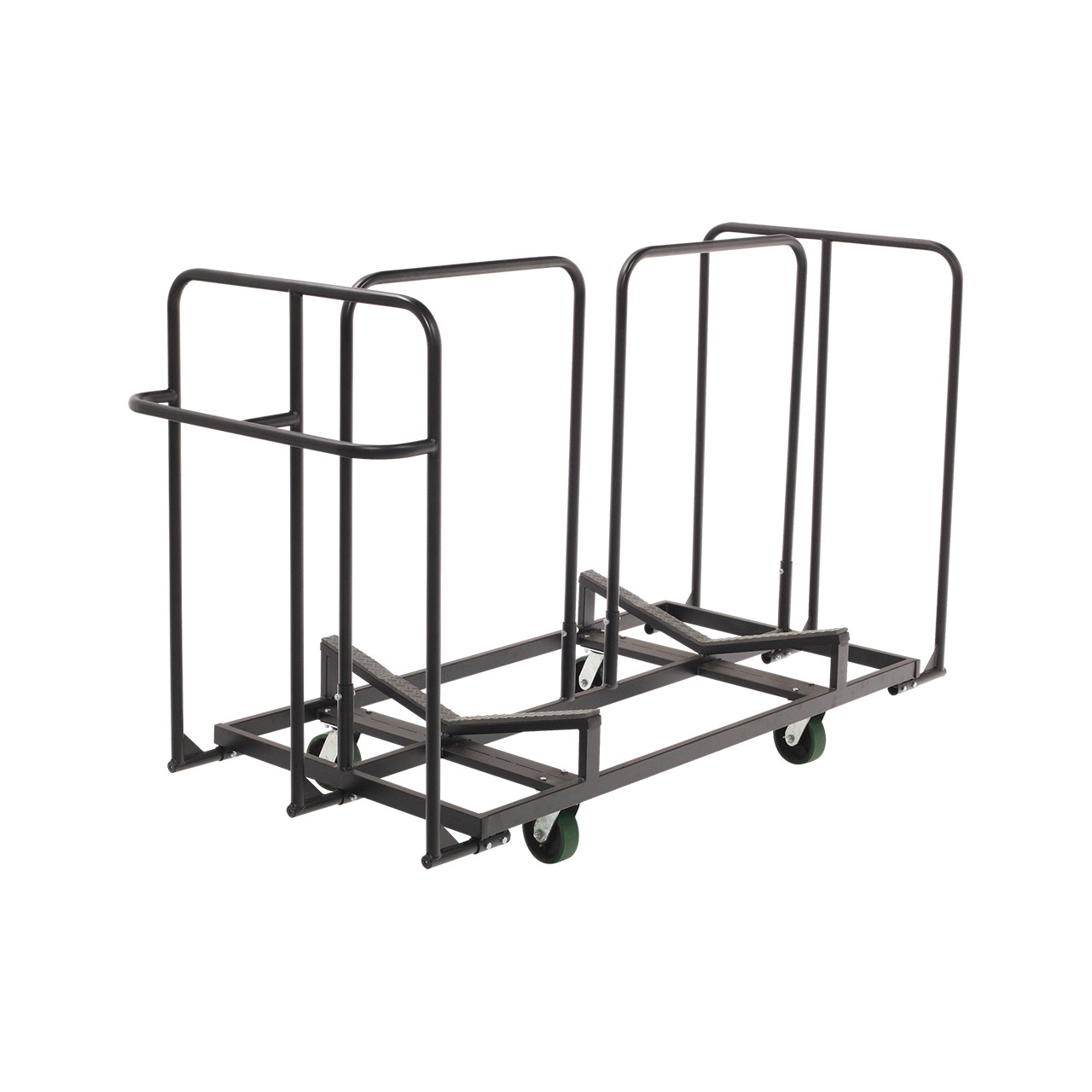 Amtab Heavy Duty Double Stacking Table Cart for Rectangle Tables ...