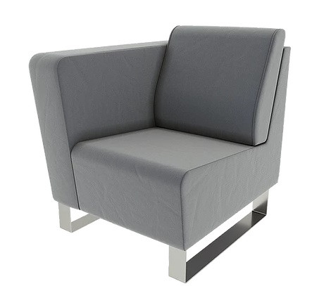 Social Series Right Social Chair - Fomcore F052-28.5x36x32 | Affordable ...