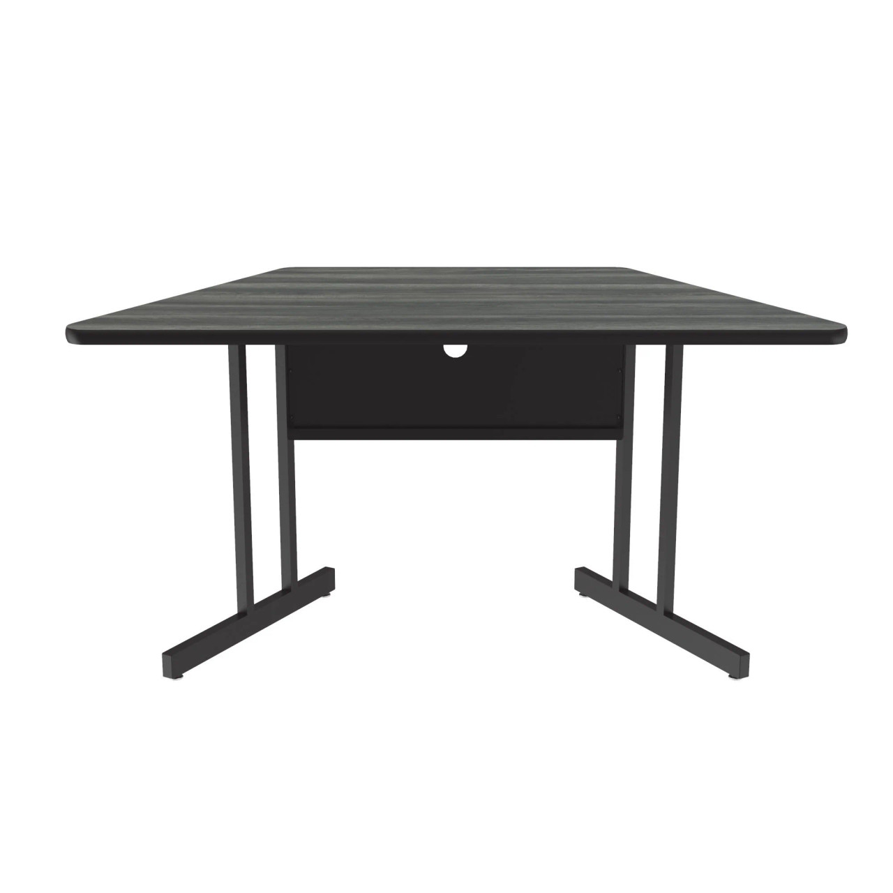 Trapezoid Desk Height High Pressure Laminate Workstation and Student ...
