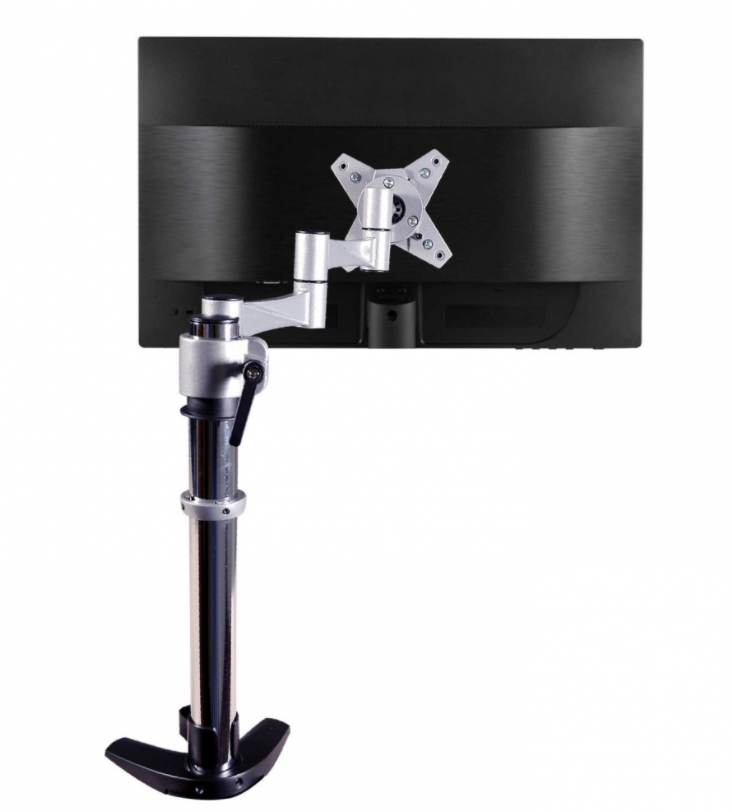 Premier Adjustable Height Multimedia Table with Light Duty Melamine Top ...