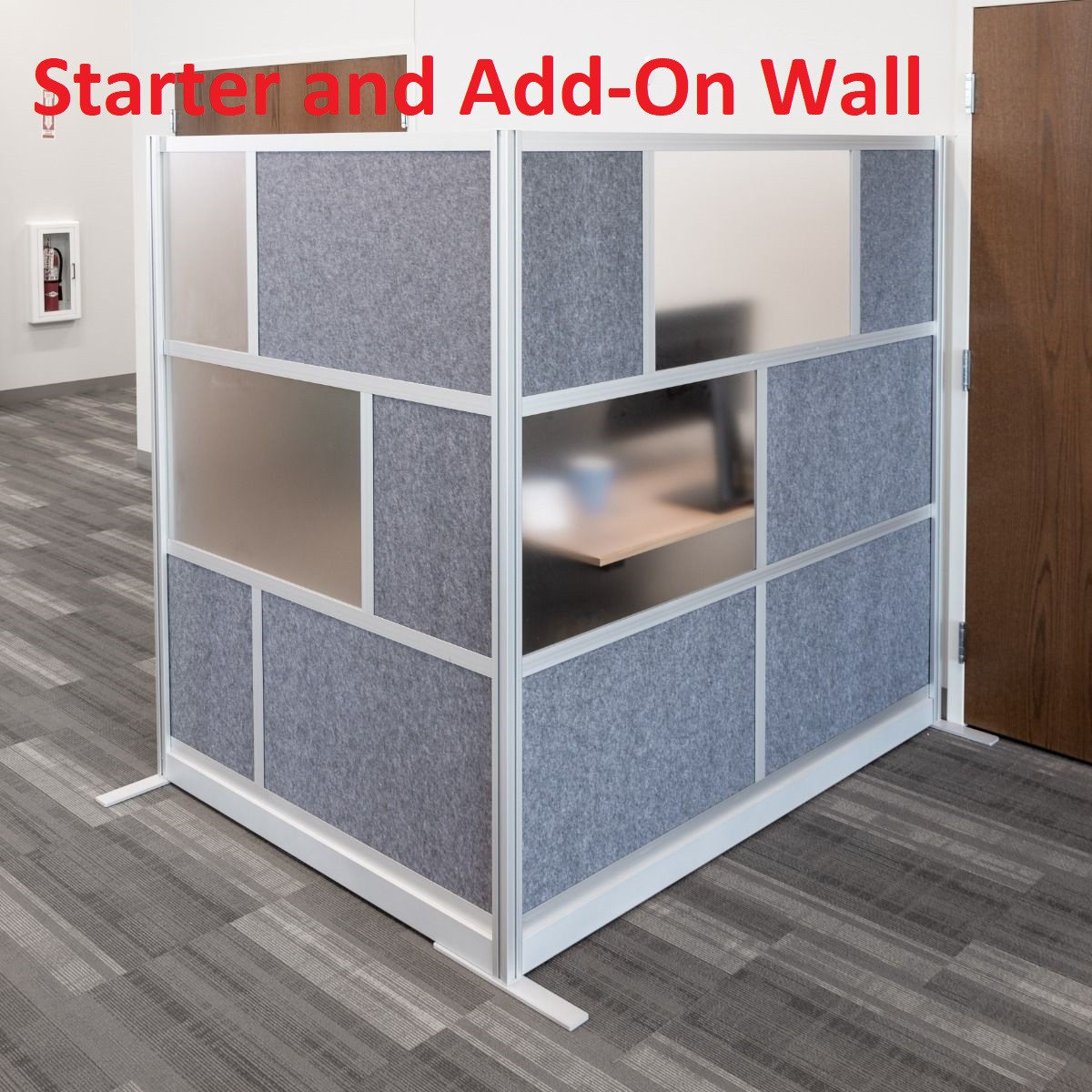 Modular Room Divider Wall System Add On Wall - Luxor MWXFCG ...