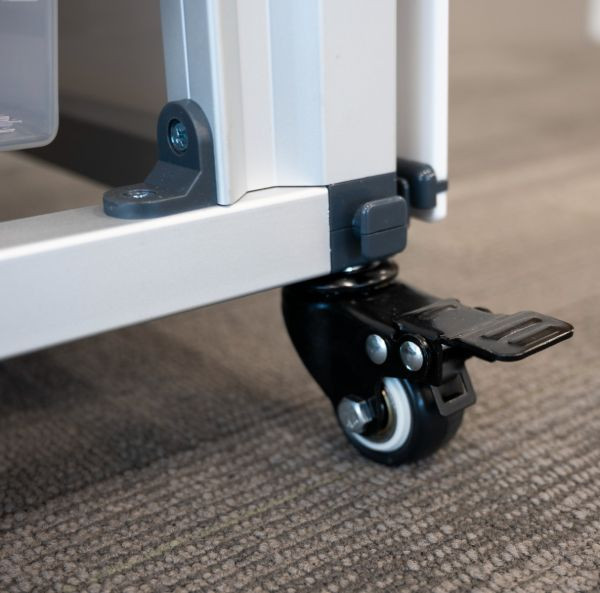 Modular Classroom Storage Cabinet Three Side by Side Modules with 18 ...