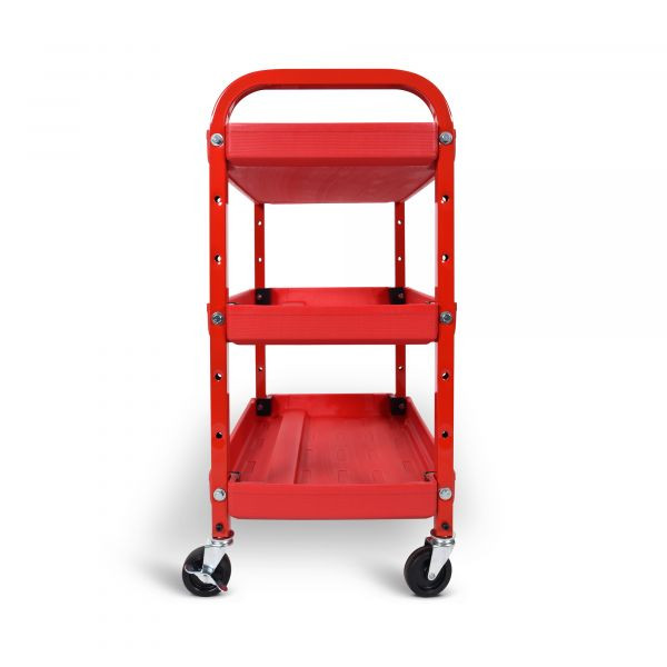 Adjustable Three Shelf Utility Cart - Luxor ATC332 | Affordable Utility ...