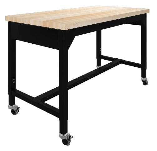 Fab-Lab Workbench with Maple Butcher Block Top - Diversified AMS-5 ...
