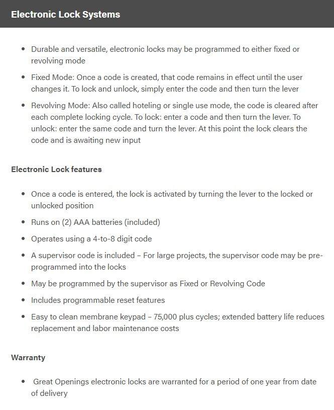 Trace Quad Locker - Great Openings | Affordable Lockers & Great ...