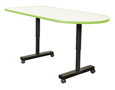 Collaborative Table with Whiteboard Top - CEF | Affordable Butcherblock ...