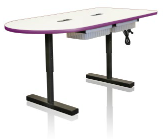 Collaborative Table with Whiteboard Top - CEF | Affordable Butcherblock ...