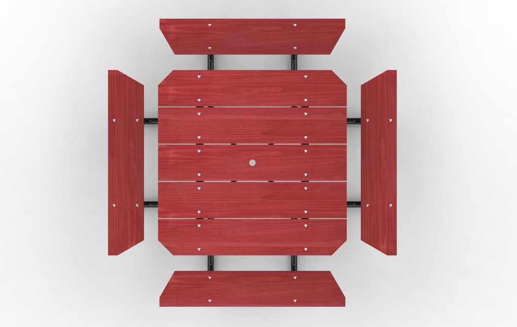 48" Square Picnic Table - UltraSite | Affordable Picnic Tables ...