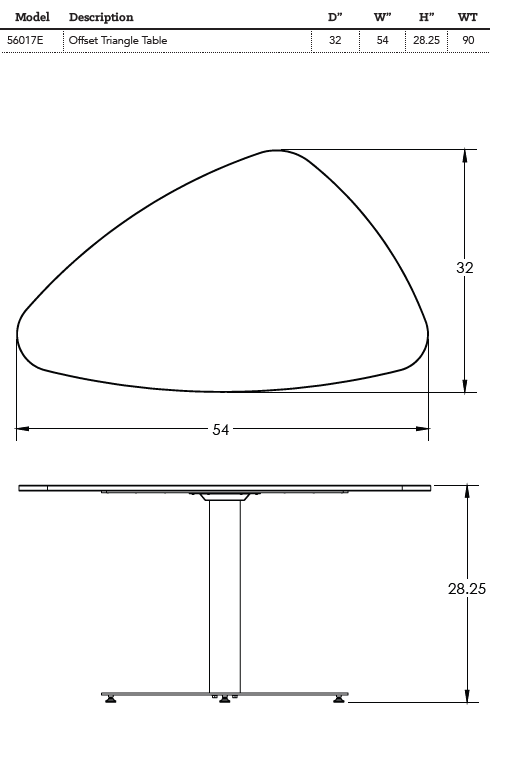 Flowform Learn Lounge Offset Triangle - Smith System | Affordable Lounge Tables and Smith System ...