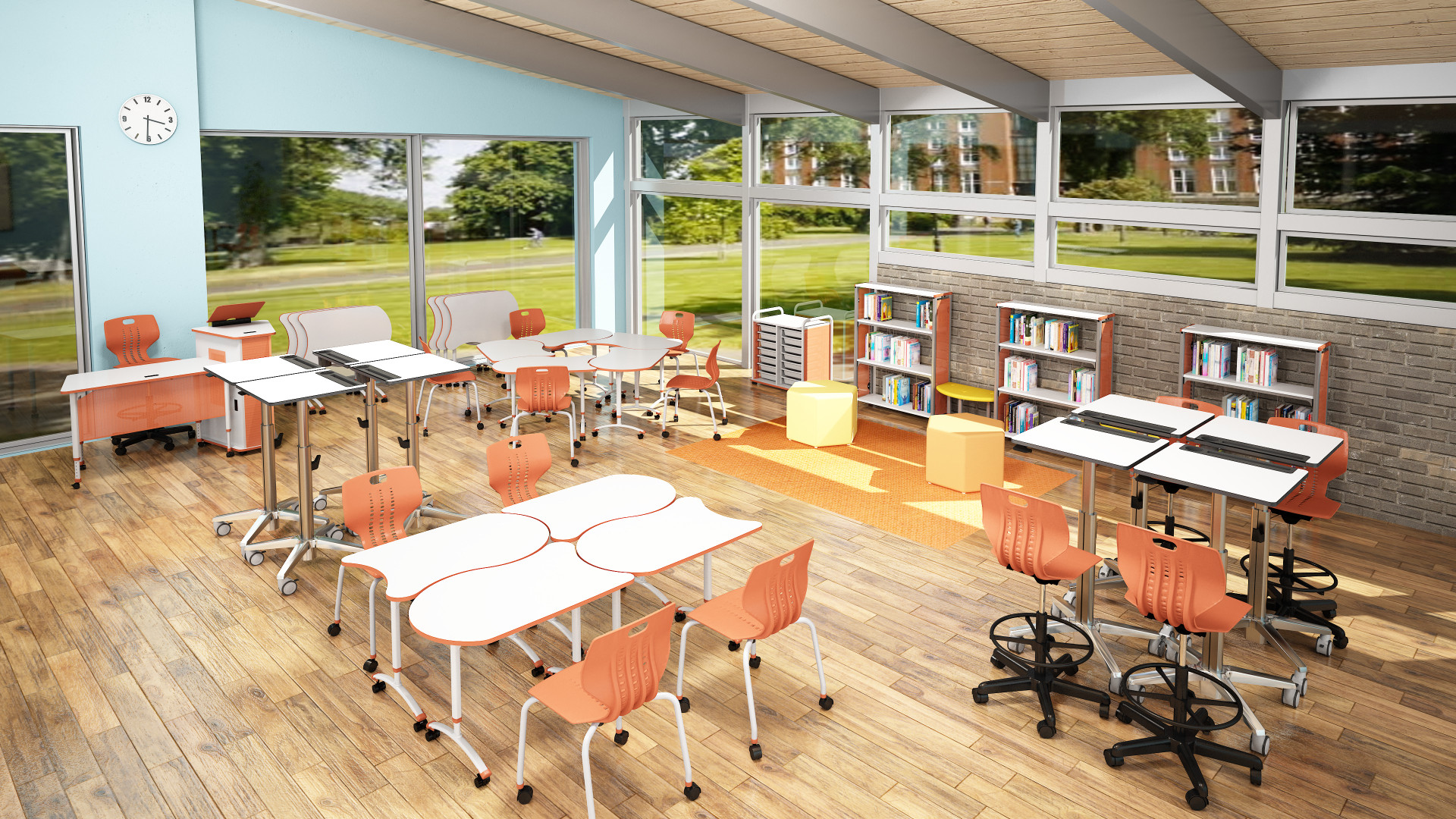 Scholar Craft Modern Collaborative Classroom Package #5 l Affordable ...