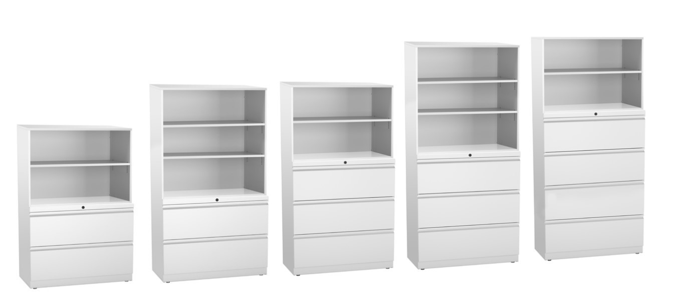 Combo Lateral File with Open Shelves - Great Openings | Affordable ...