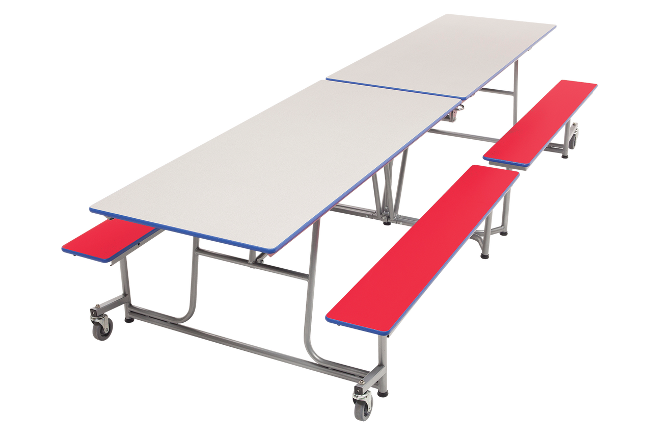 AmTab Mobile Bench Cafeteria Table | Affordable AmTab Products!
