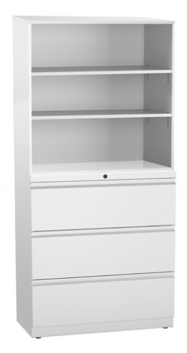 Combo Lateral File with Open Shelves - Great Openings | Affordable ...