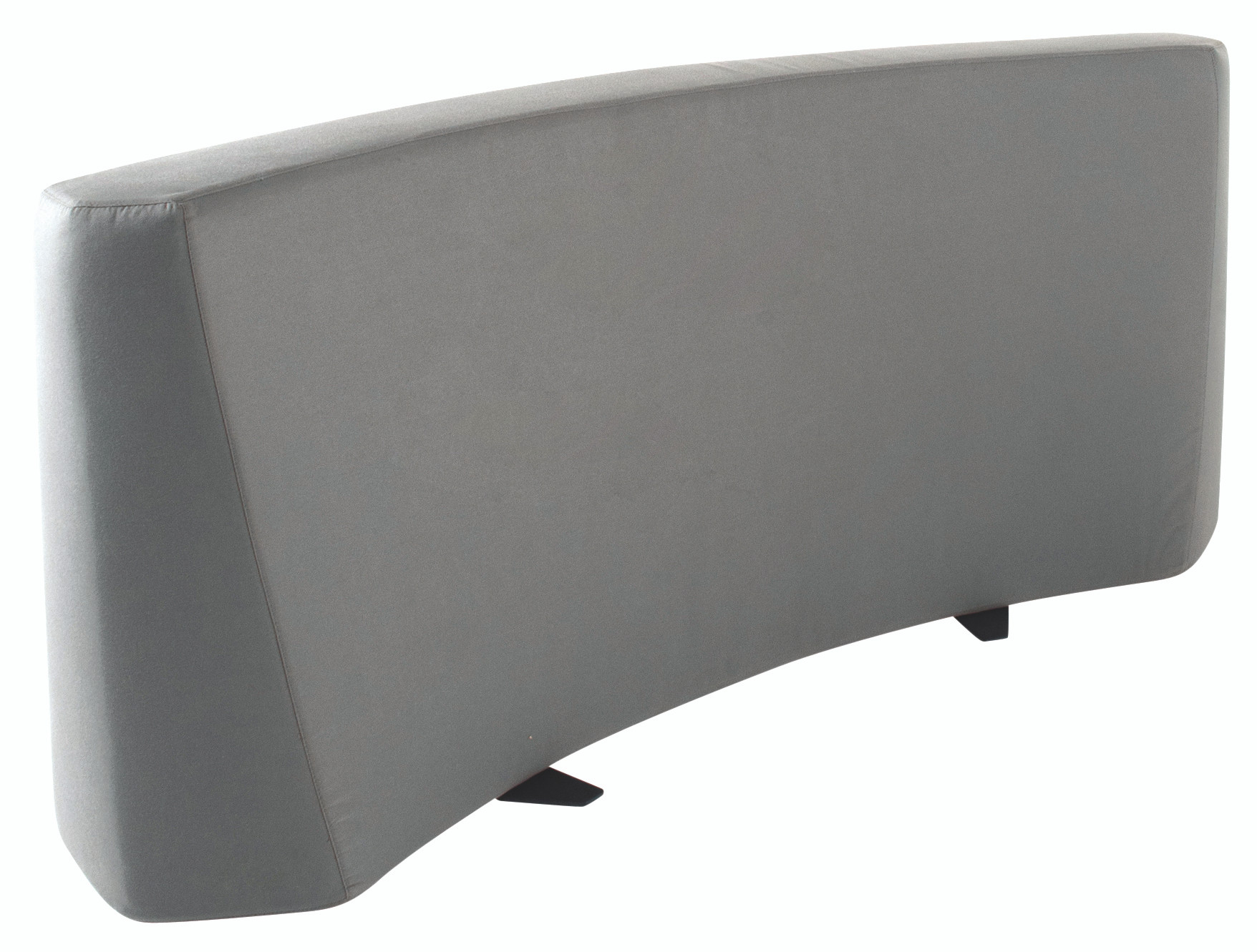 Flowform Outdoor Curved Bench Divider - Smith System | Affordable Soft ...