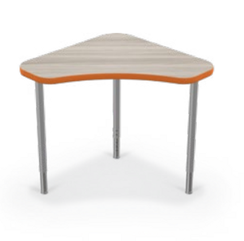 Dry Erase Hierarchy Boomerang Desk And Hierarchy Chair Bundle By
