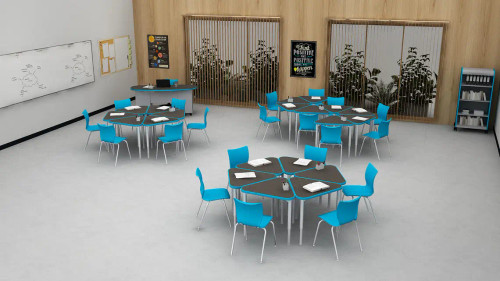 Elemental Triangle Student Desk - Smith System ELTRGL | Affordable ...