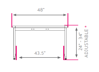 Planner Science Table with Trespa TopLab Work Surface - Smith System ...