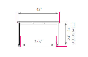 Planner Science Table with Trespa TopLab Work Surface - Smith System ...