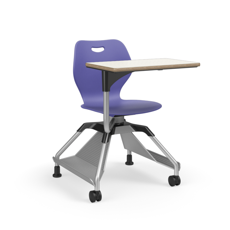 KI L2WTP/SAR Intellect Wave Chair with Worksurface l Affordable Stack ...