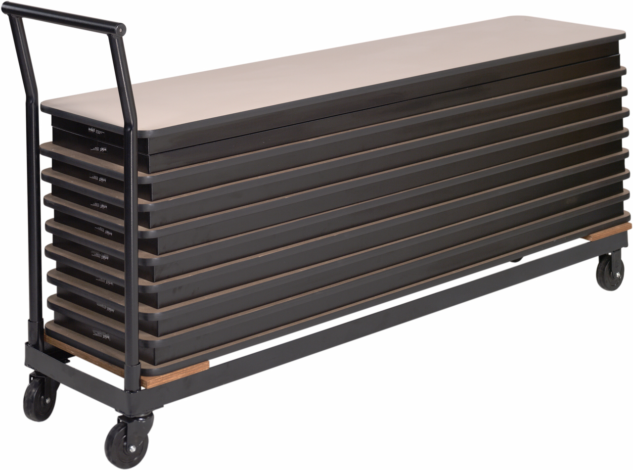 AmTab Heavy Duty Table Cart for Rectangle Tables | Affordable Table ...