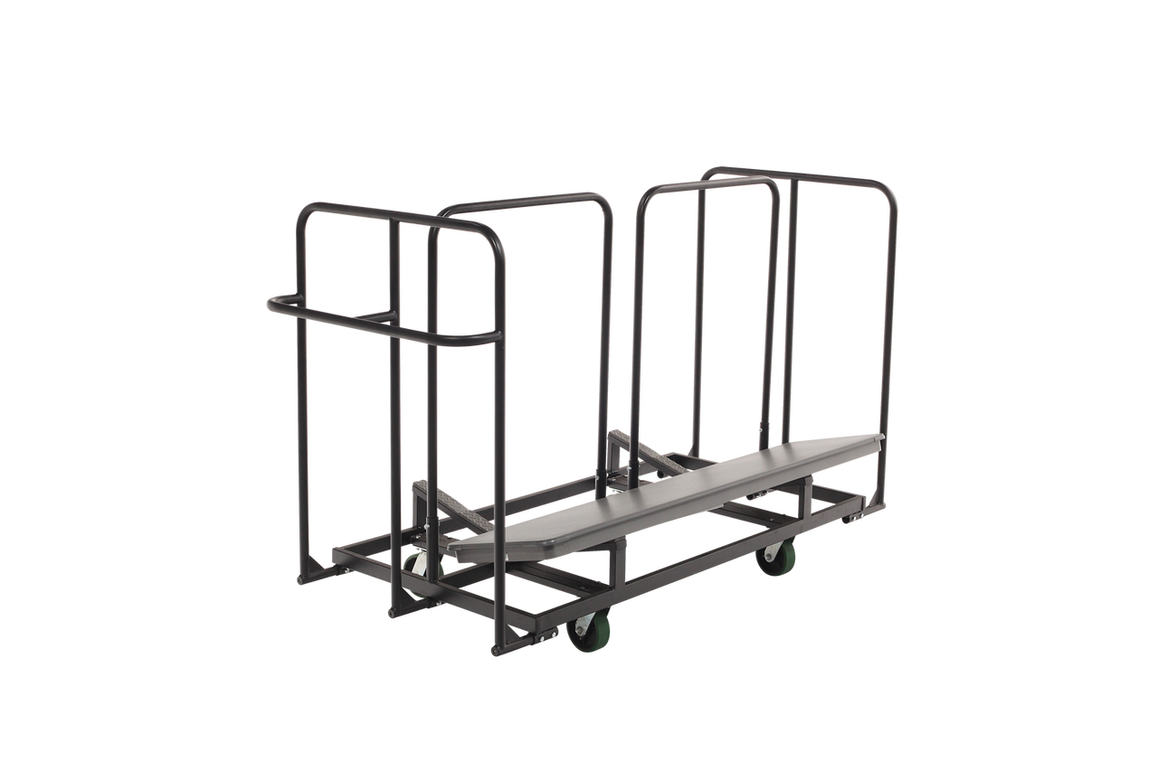 Amtab Heavy Duty Double Stacking Table Cart for Rectangle Tables ...