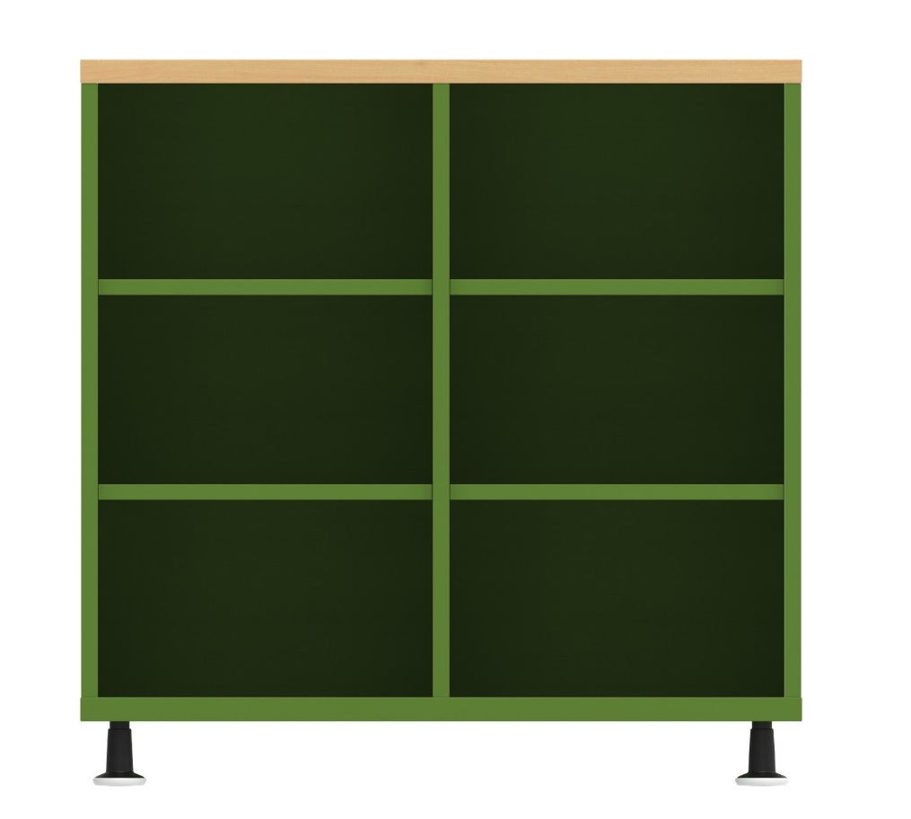 KI Ruckus RKC361836OP Single Face Cubbies with 2x3 Open Front Storage l ...