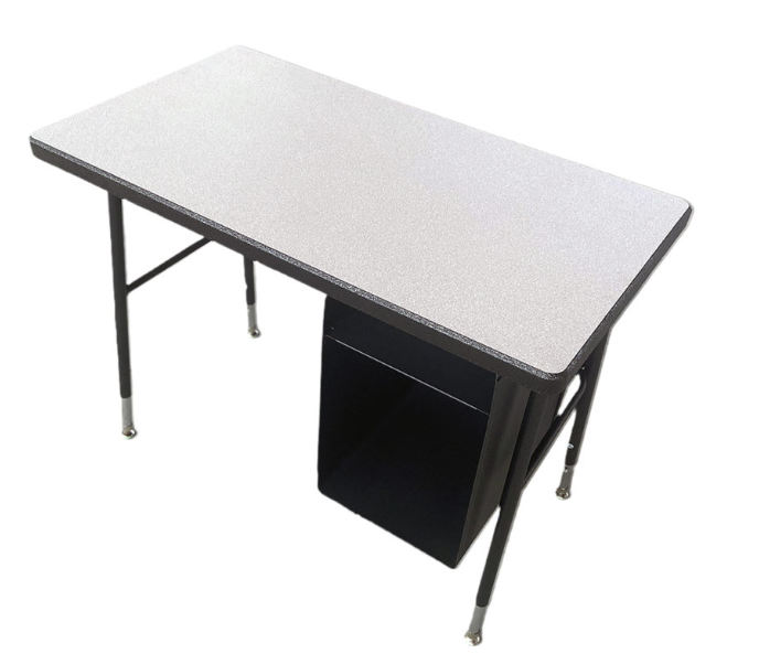 Aptitude Jr. Executive Adjustable Desk with Laminate Top and Storage ...