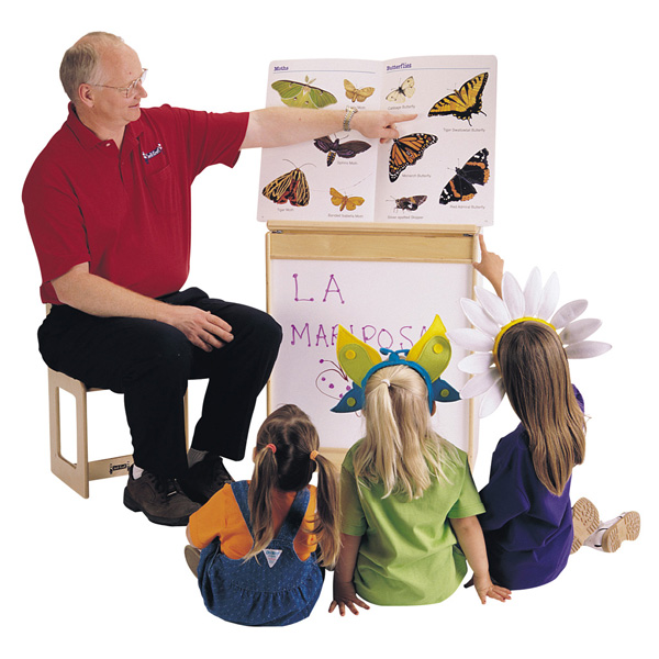 Big Book Easel with Magnetic Write-n-Wipe Surface - Jonti-Craft ...