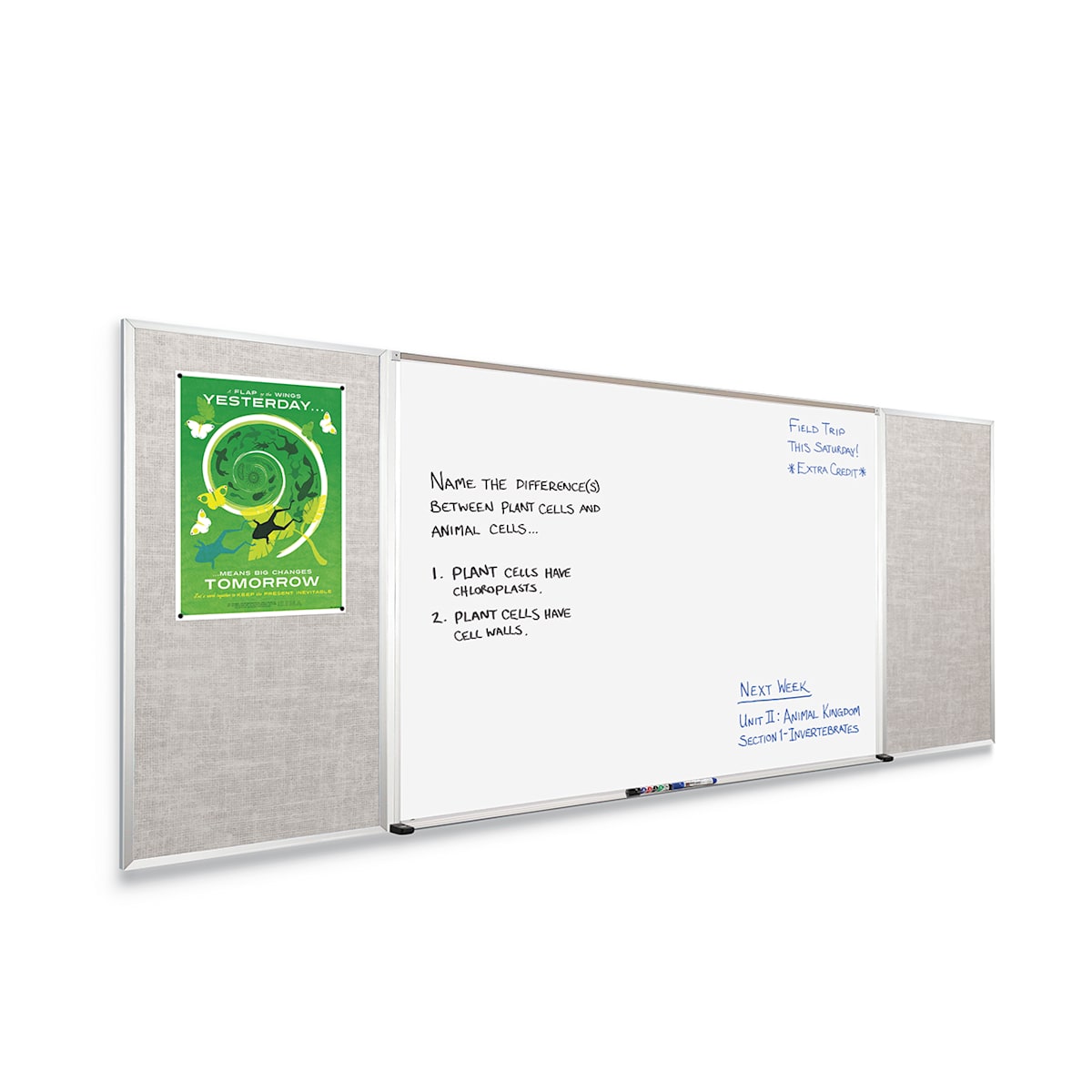 Vinyl Type F Combination Board - MooreCo | Affordable Marker Boards ...