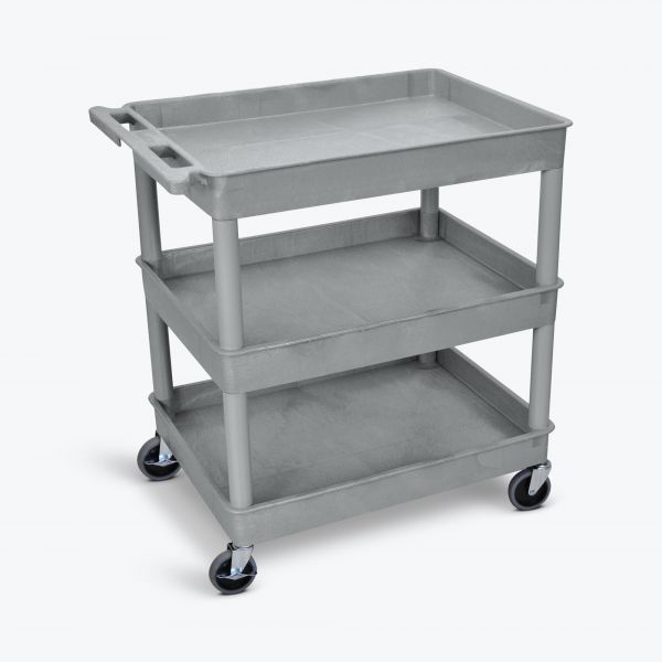 Three Shelf Large Tub Cart - Luxor TC111 | Affordable Classroom Audio ...