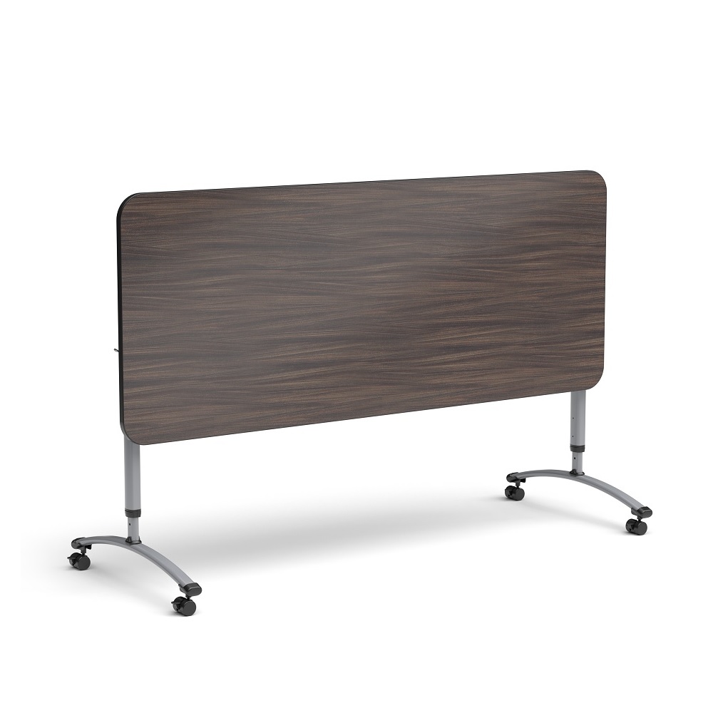 A&D Crossfit Rectangle Flip Top Student Desk, Adjustable Height ...