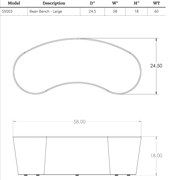 Flowform Bean Bench - Smith System | Affordable Soft Seating and Smith System Products!