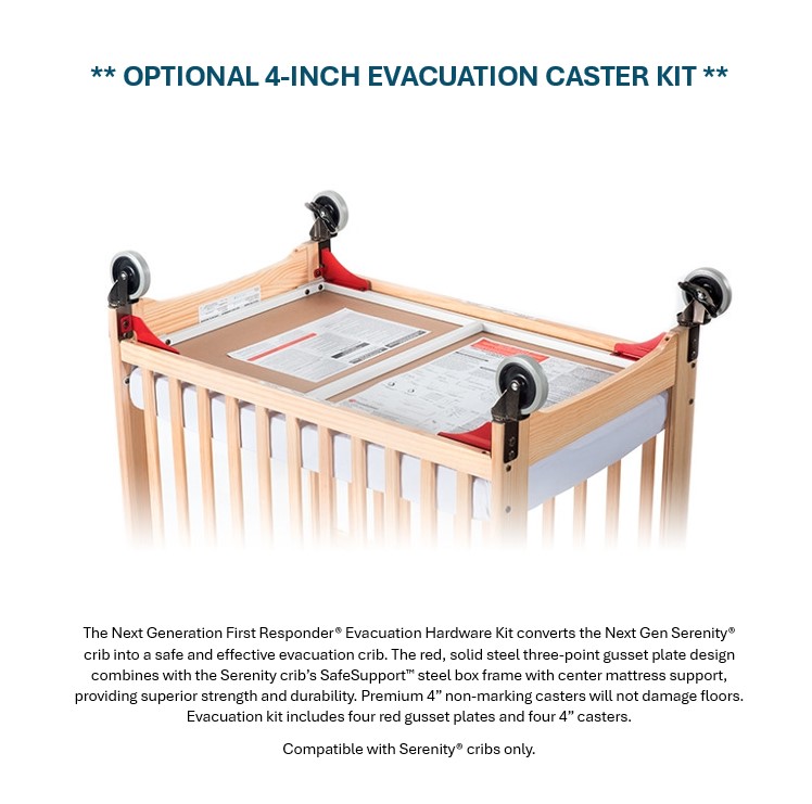 Next Gen Serenity Fixed-Side Wooden Crib - Foundations | Affordable ...