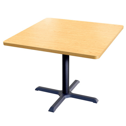 Square Cafe Table with Cross Base - Allied USA TB Cafe Series ...