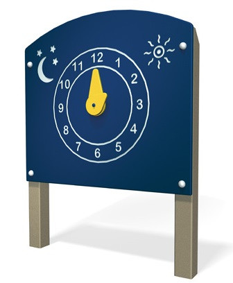 EC-044 Wood Clock Panel l Affordable Learning Panels & BigToys Products
