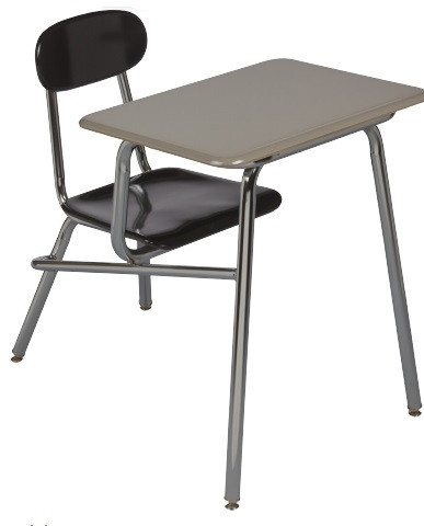 Legacy Combination Desk with Hard Plastic Top - USACapitol | Affordable ...