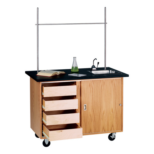 Diversified 4222K Kinetic Mobile Demo Table with Sink and Drawers ...