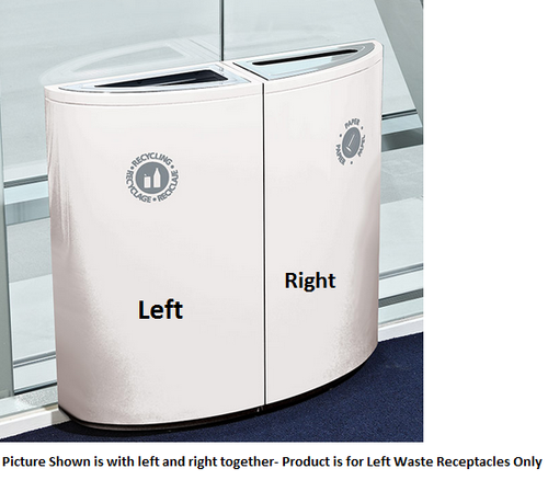 Sotare Series 14 Gallon Side Waste Receptacle - Magnuson Group SO1809L ...