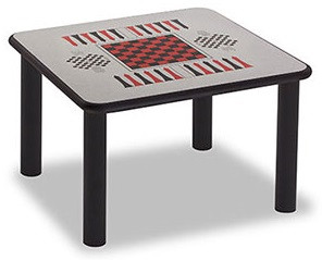 Square Leg Style Table with Game Top - Norix l Affordable Tables ...