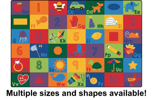 Carpets for Kids Premium Sequential Seating Literacy Rug | Affordable ...