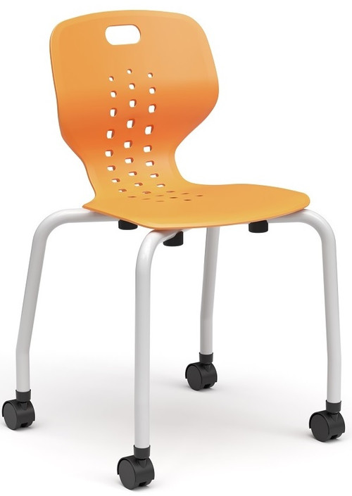 Paragon EMOJI-4LC Four Leg Stack Chair with Caters I Affordable Chairs ...