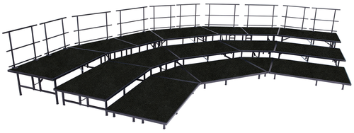 AmTab Three Level Polypropylene Fixed Height Riser Set | Affordable ...