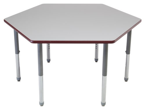 Amtab Hexagon Activity Table With High Pressure Laminate Top I
