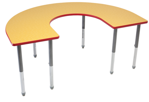 AmTab C Shape Activity Table with High Pressure Laminate Top I ...