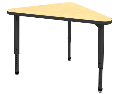 Apex Triangle Adjustable Height Student Desk with Light Duty Melamine ...