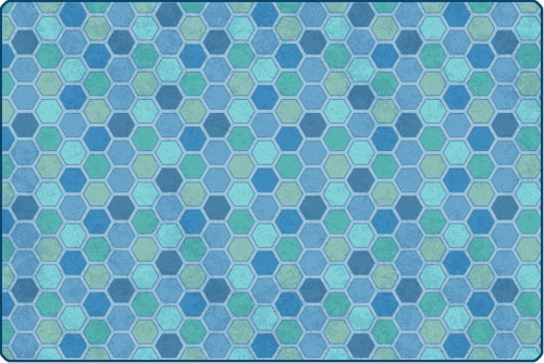 Honeycomb Pattern Rug - Carpets for Kids | Affordable Classroom Carpets ...